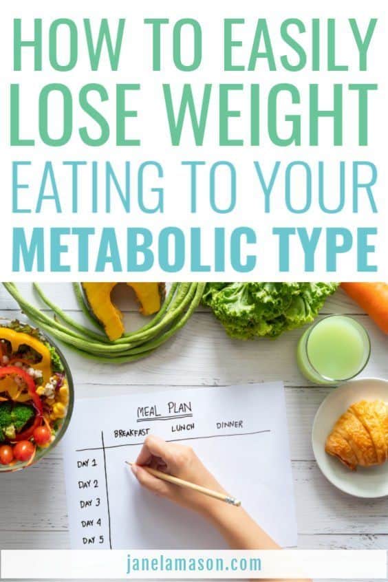 Eat According To Your Metabolic Type For Easier Weight Loss In Midlife